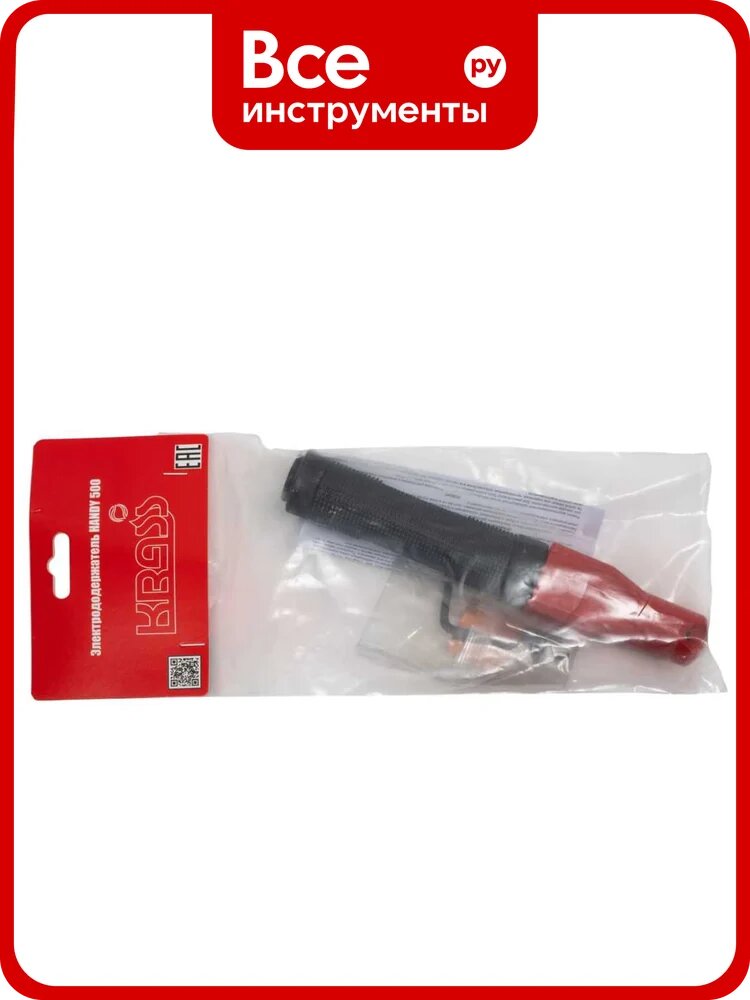 Электрододержатель KRASS HANDY 500 2942009, винтовой, для MMA, 500А, 2-6мм