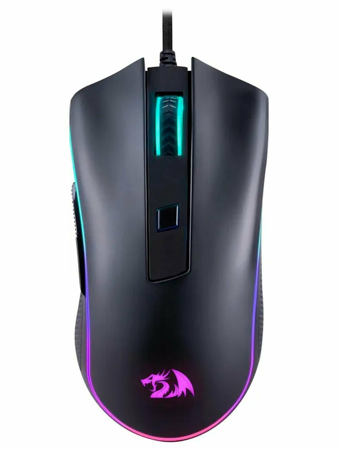 Мышь проводная игровая DEFENDER Cypher, RGB, 6 кнопок,12800 dpi, черный (72075)
