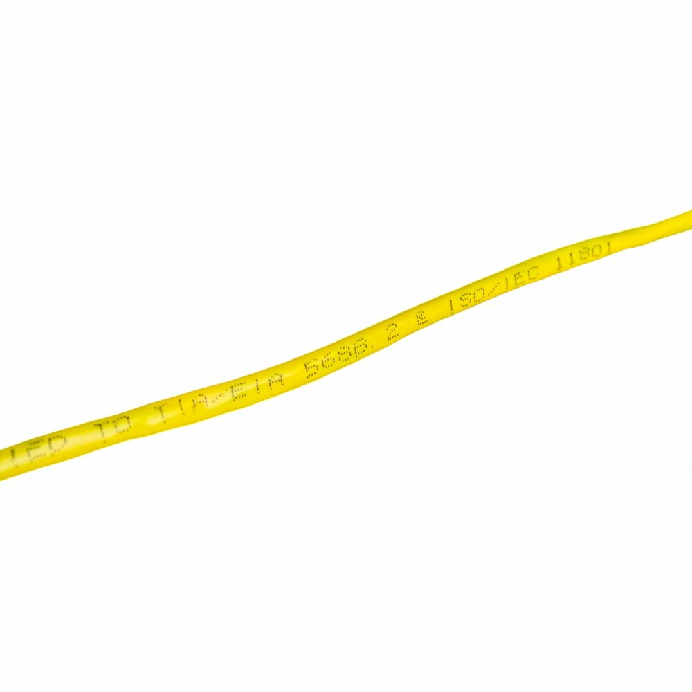 Патч-корд ExeGate UTP-RJ45-RJ45-5e-0,3M-YL, UTP, cat.5e, 0.3м, желтый 258664 — фото 1