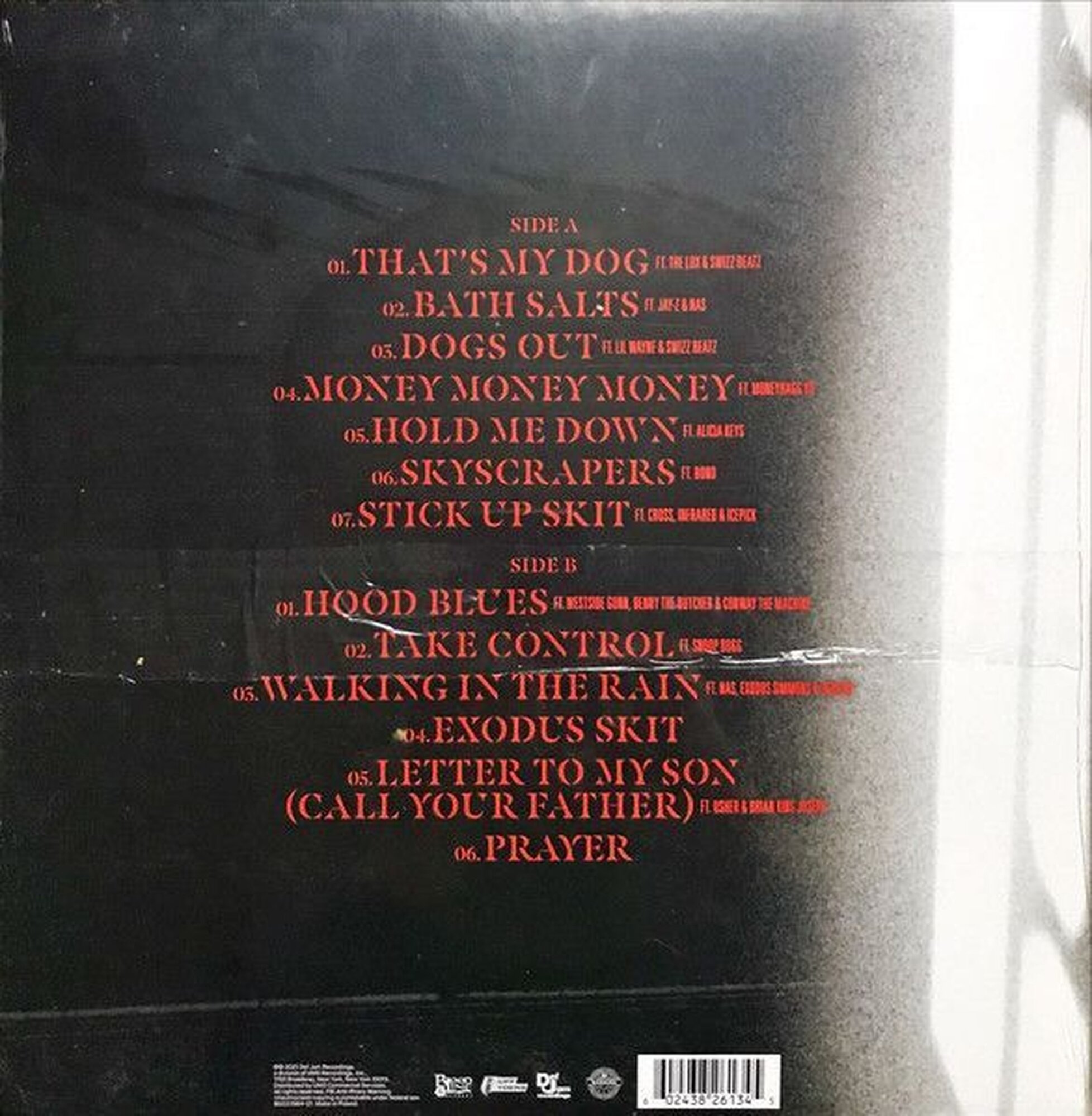Виниловая пластинка DMX - "Exodus", 2021, LP, Def Jam Recordings, черный винил — фото 1