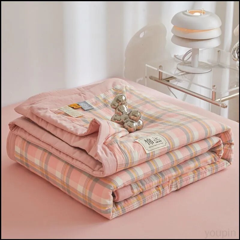 IKEA Одеяло Полуторный 150x200 см, Летнее, с наполнителем Хлопок, комплект из 1 шт