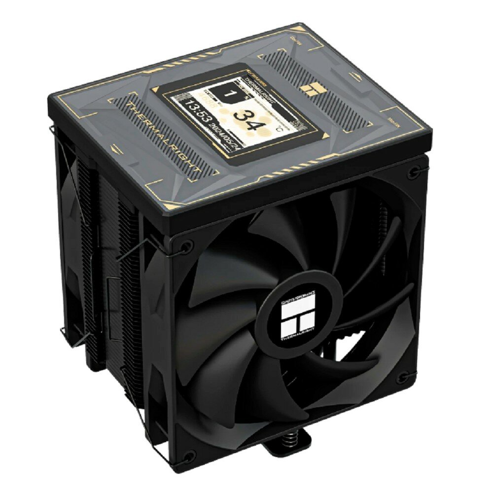 Thermalright Вентиляторы Кулер Burst Assassin 120 Vision Black LGA115X 1200 1700 1851 2x120mm PWM Fan, медное основание, 6 тепл. трубок 6мм TRBA120VB