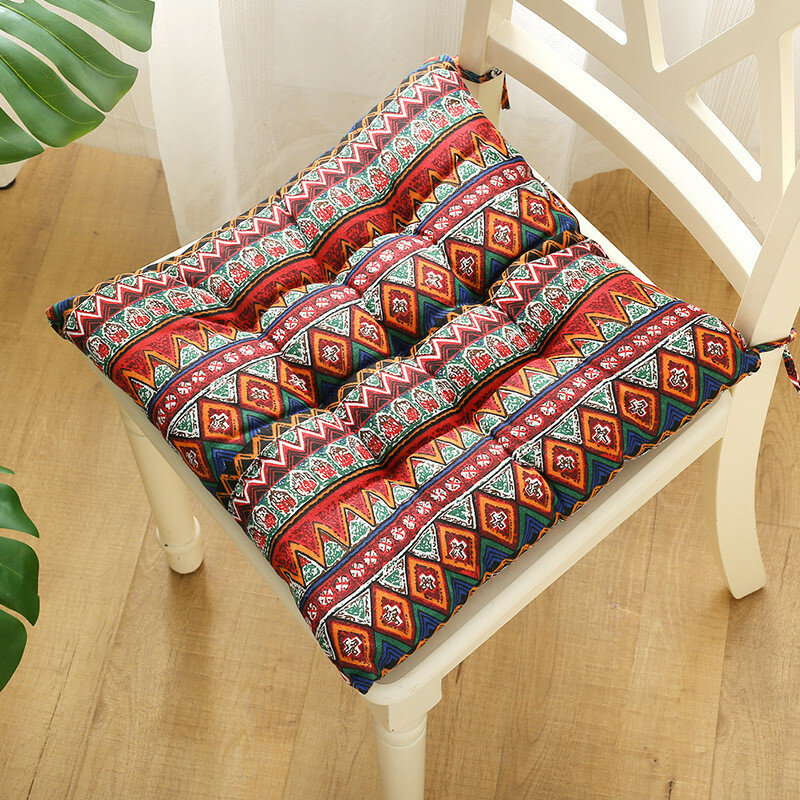 Cushion for office chair and reading nook traditional style rectangular dr. martens style f, black
