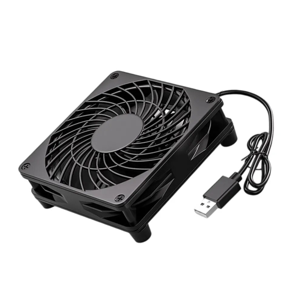 Вентилятор Охлаждения Маршрутизатора PC TV Box Беспроводной Тихий 5V USB Power 120MM