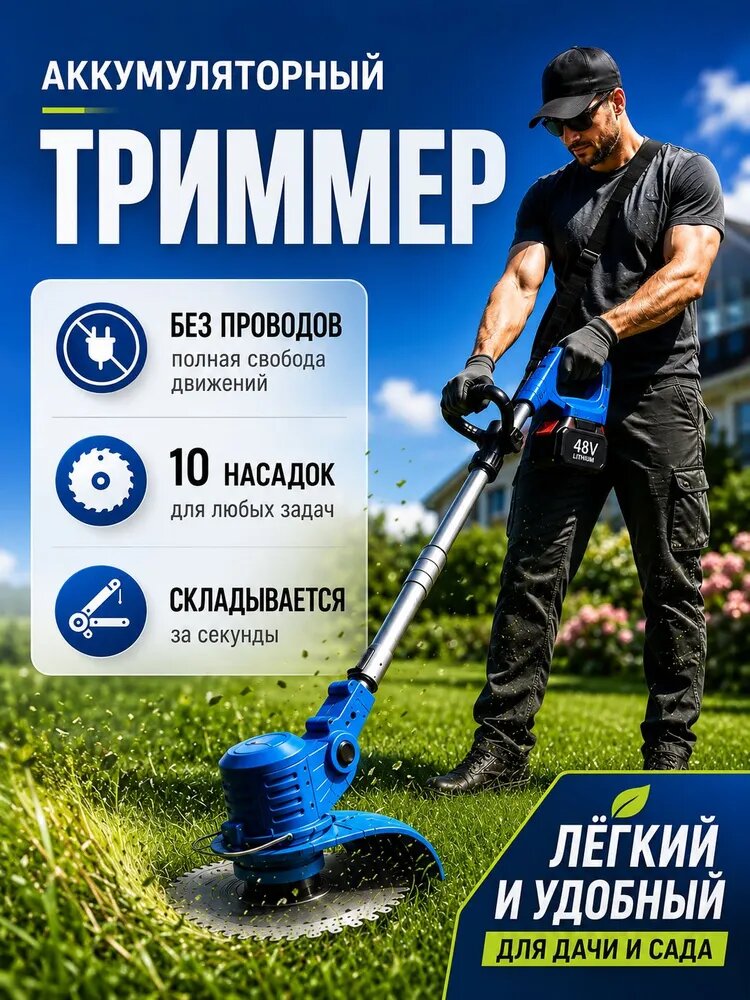 JBH Триммер садовый