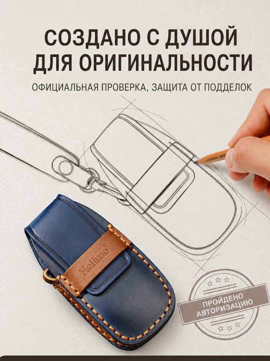 Чехол для ключа Mercedes Benz W205 W213 W222 / Чехол для ключа Мерседес GLE GLC GLS A C E S G class — фото 1