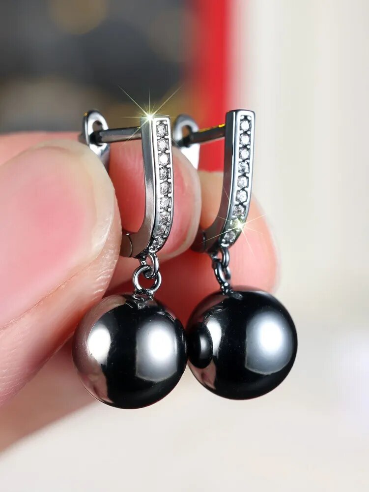 Серьги, фианит