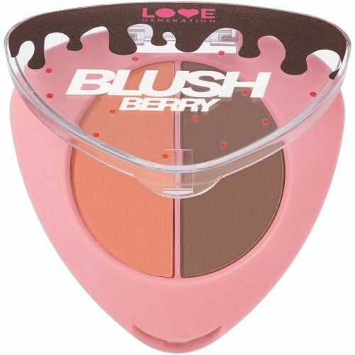 Love Generation Палетка для контуринга лица BlushBerry тон 01