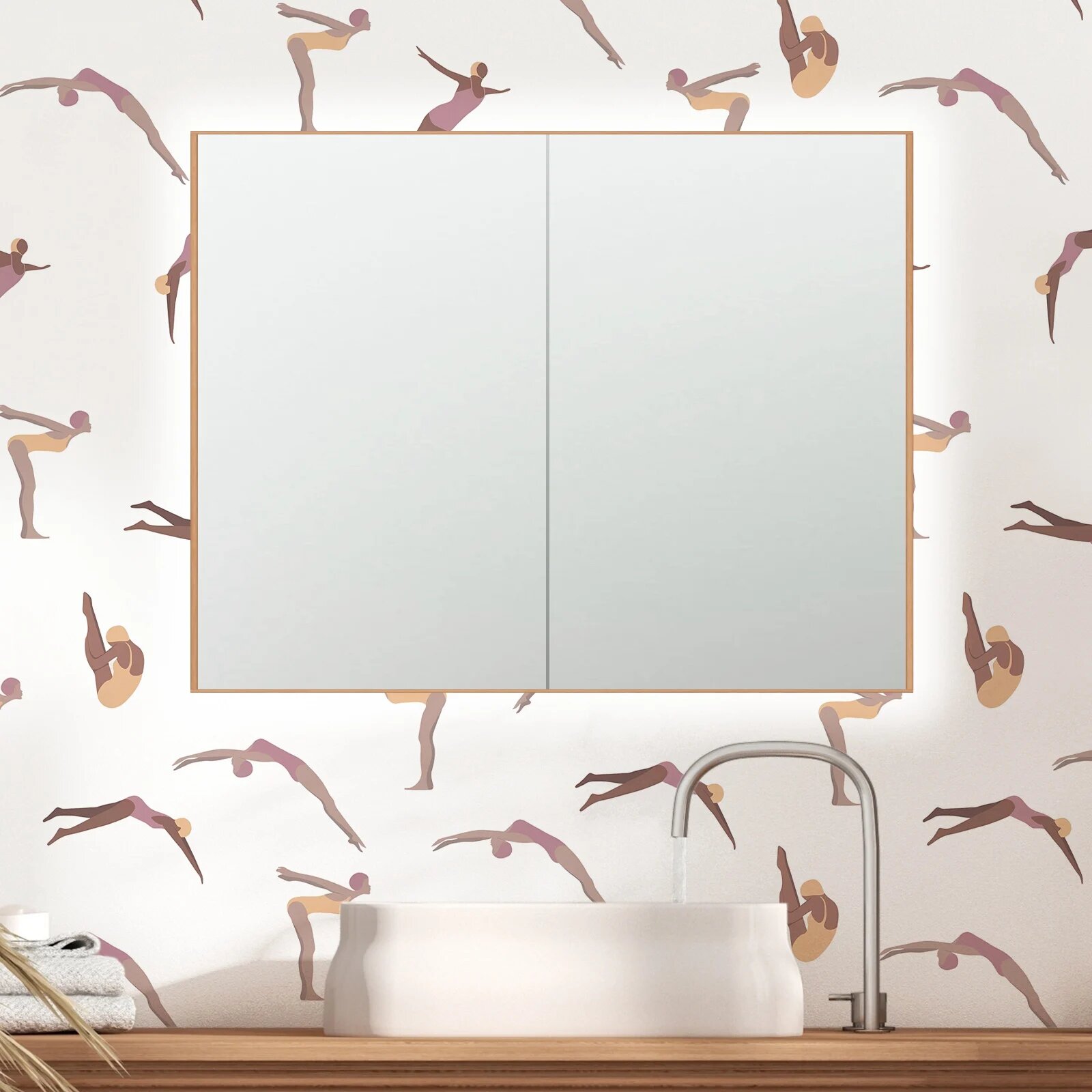 Обои Pixel&Wall Peel and Stick, ретро — фото 1