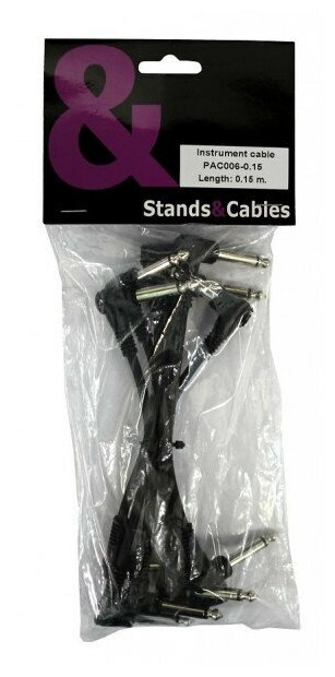 Кабель аудио 1xJack - 1xJack Stands&Cables PAC006 — фото 1