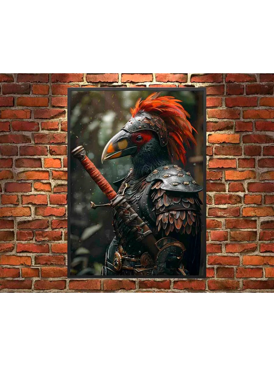 Птица-фрегат Птица-гладиатор 3, Плакат 30x42см