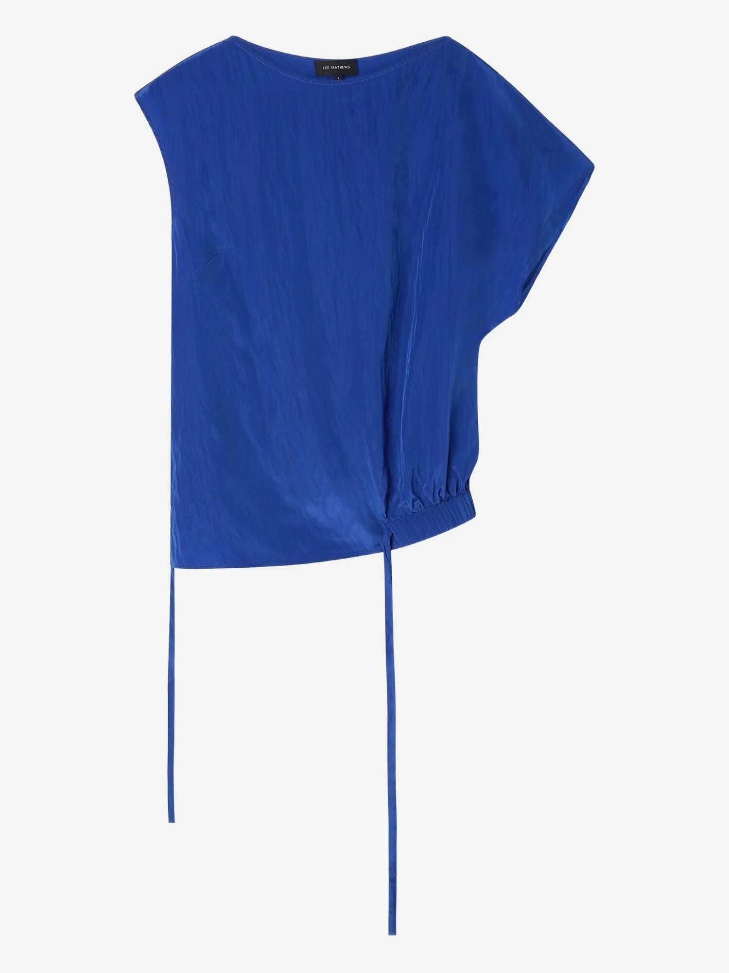 Блуза LEE MATHEWS Drawstring asymmetric blouse, размер 36