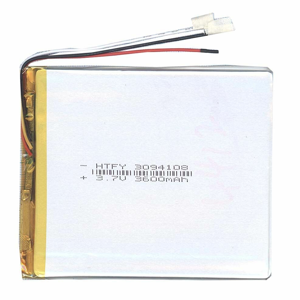Аккумулятор Li-Pol (батарея) 3*94*108мм 3pin 3.7V/3600mAh