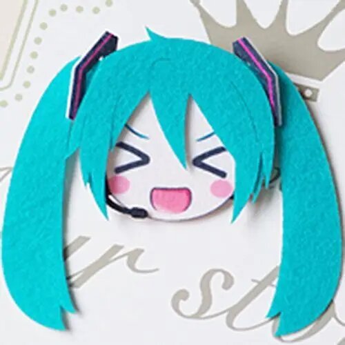 Заколки Hatsune Miku Bandai