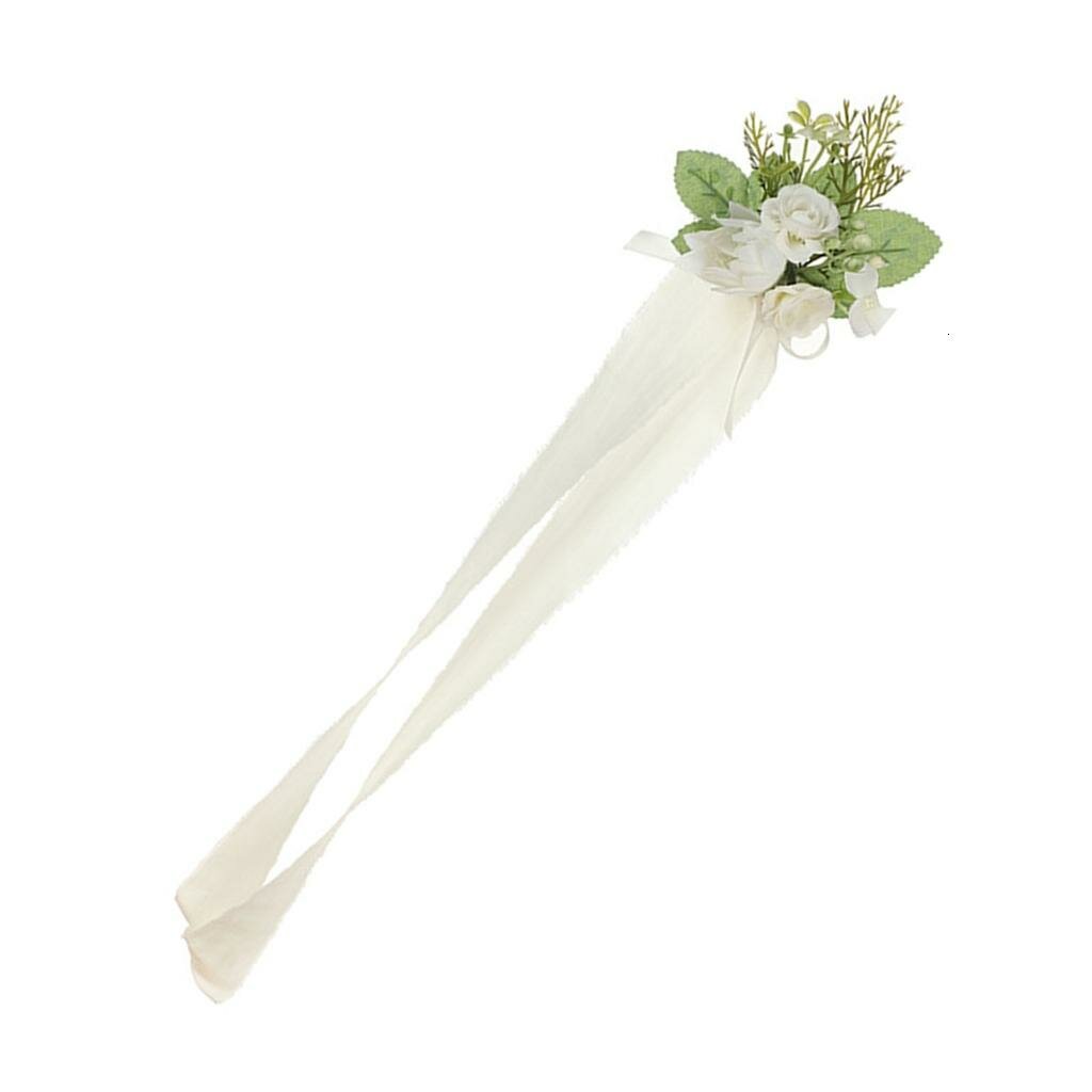 Бутоньерка и браслет для невесты, A