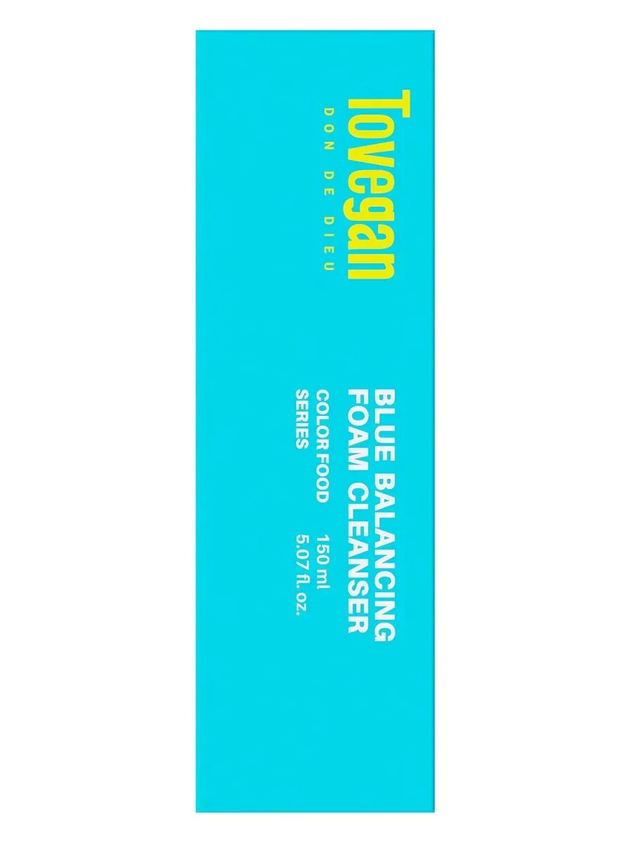 Tovegan Очищающая пенка для лица Blue Balancing Foam Cleanse