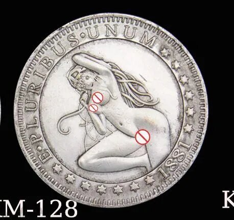 Монета, Медная монета,30g, KM-128