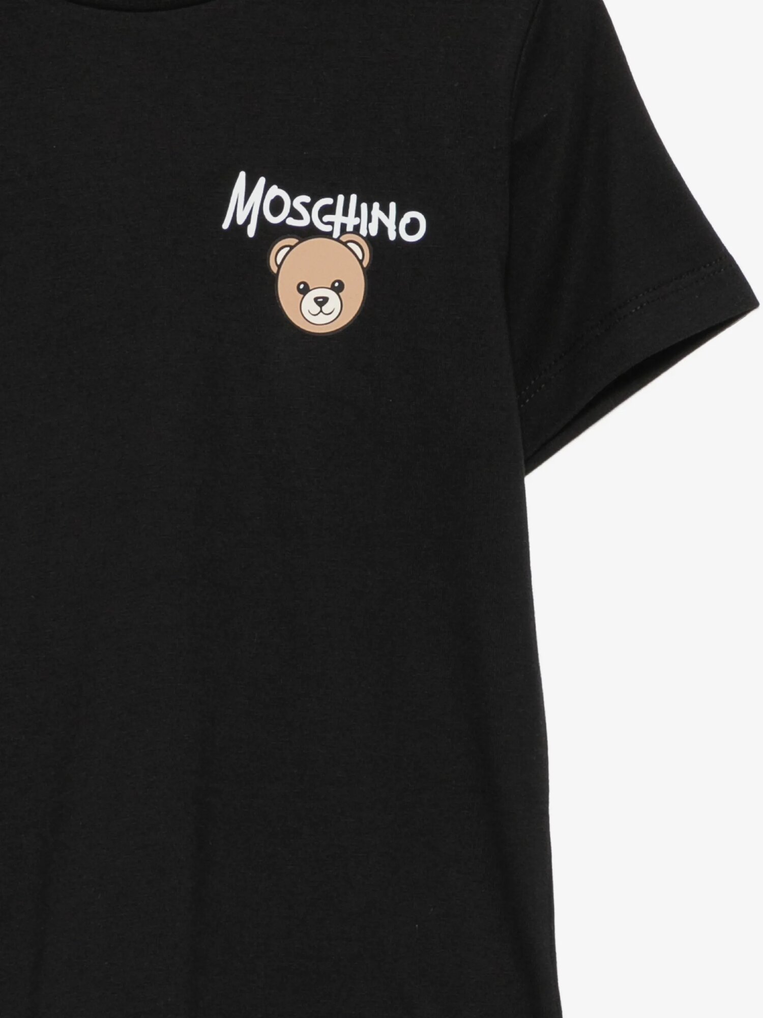 Футболка MOSCHINO Logo-print T-shirt, размер 164, черный — фото 1