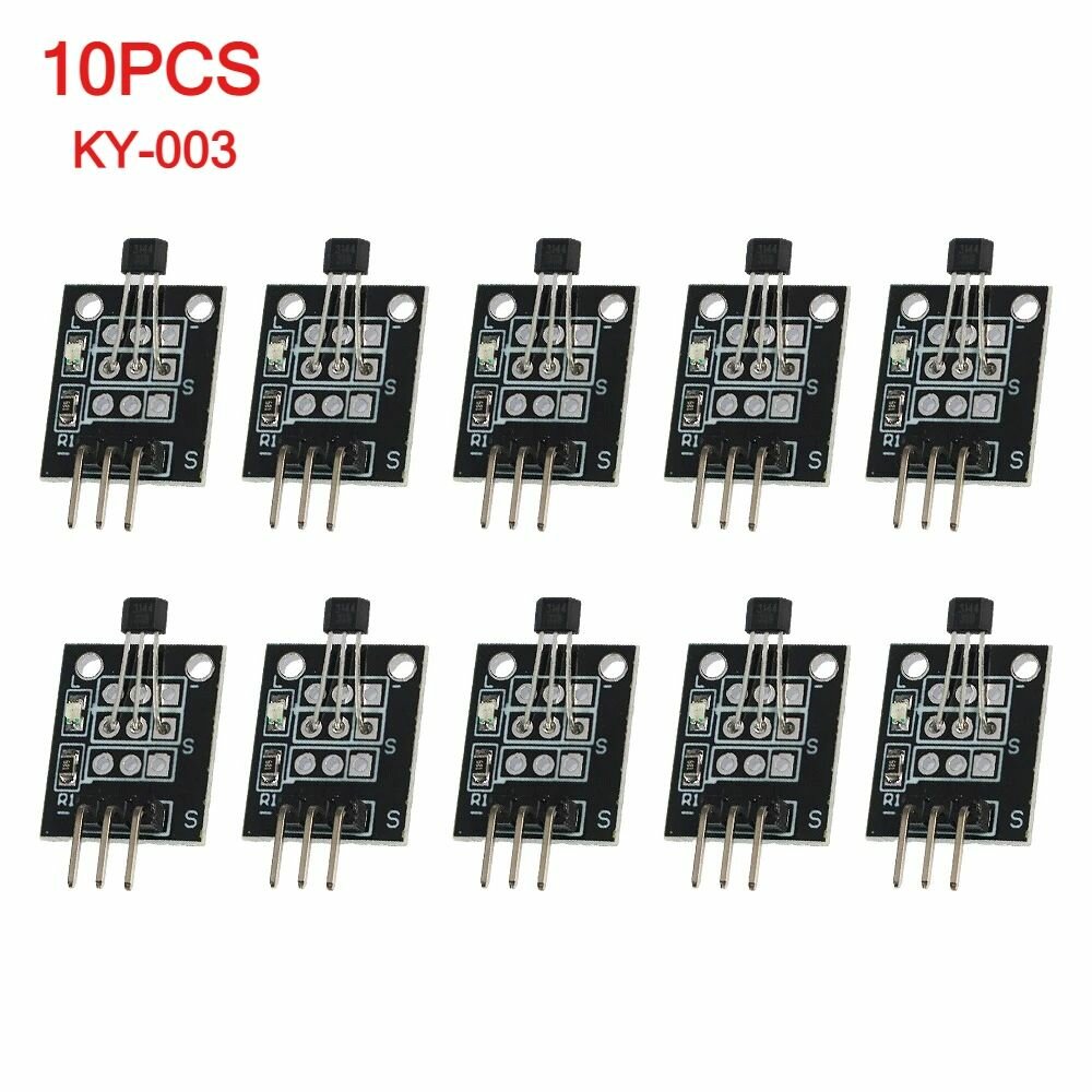 KY-003 Датчик движения для Arduino, модуль магнитного датчика для умных автомобилей, набор для самостоятельного сбора KY003 магнитный датчик движения конструктор для умного автомобиля