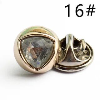 Пуговица-брошь треугольная, Цвет: 16, 10pcs
