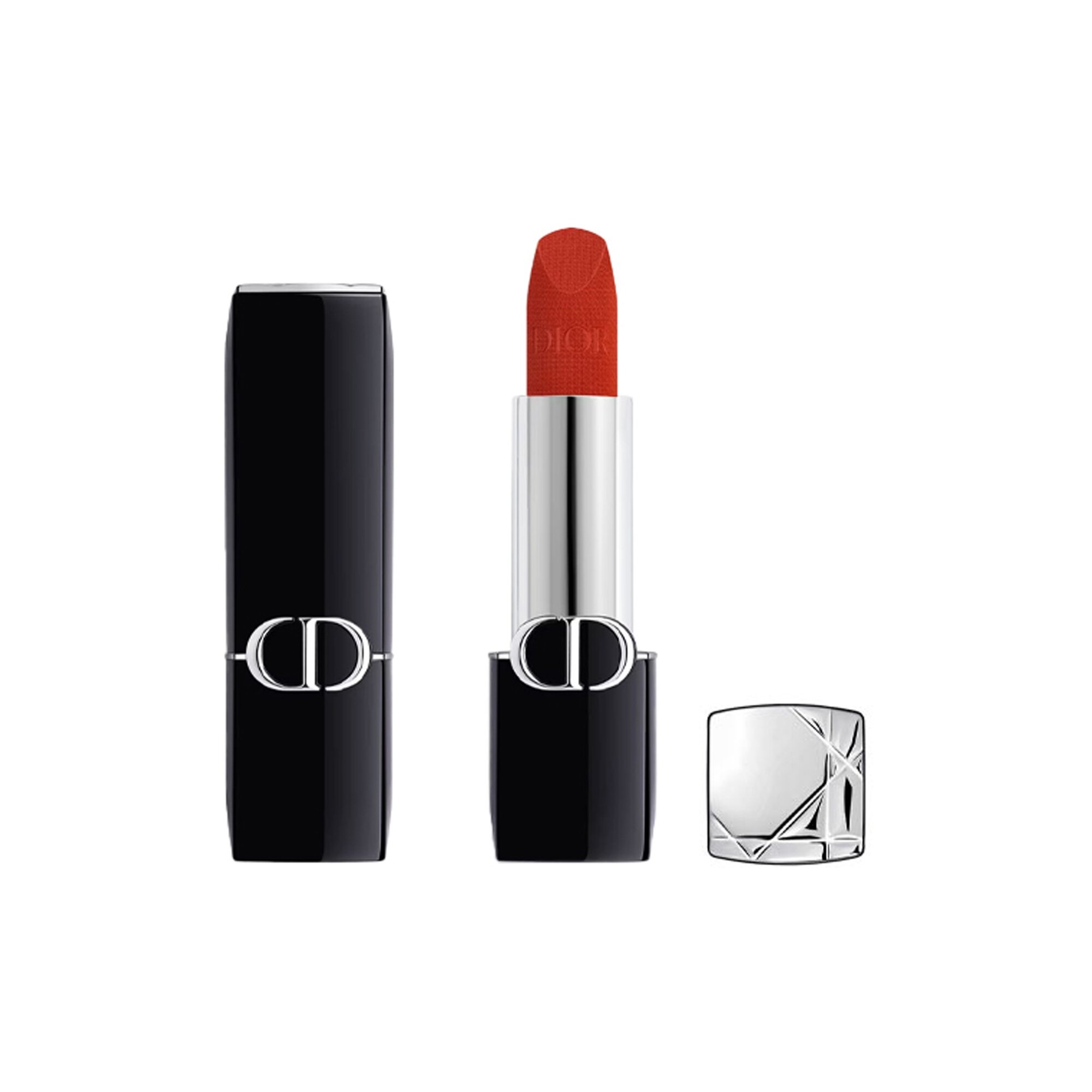 Dior Новая версия Ярко-синий Золото Помада Бархат 3,5г Формальная одежда Косметика