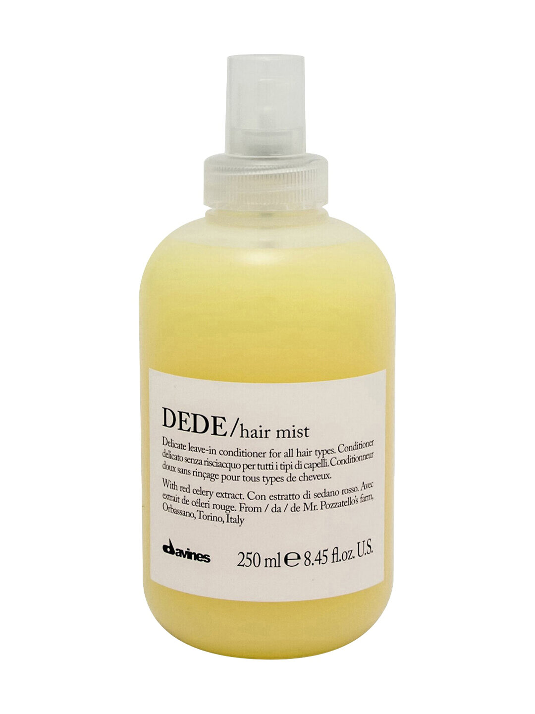 Деликатный несмываемый кондиционер-спрей для волос Dede, Davines, Италия