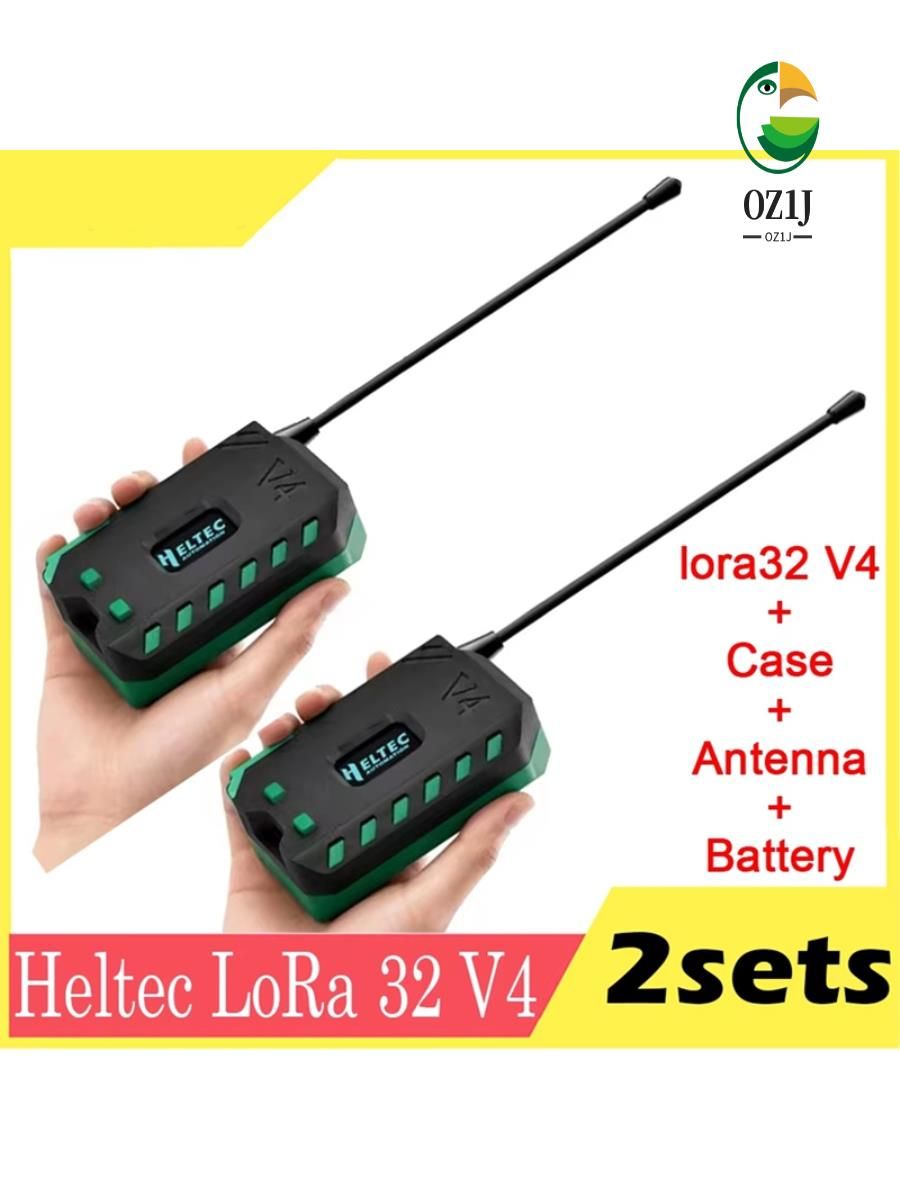 (Z J D T) 2 Комплекта Платы Heltec LoRa32 V4 Meshtastic + Батарея Корпус WIFI--SD925