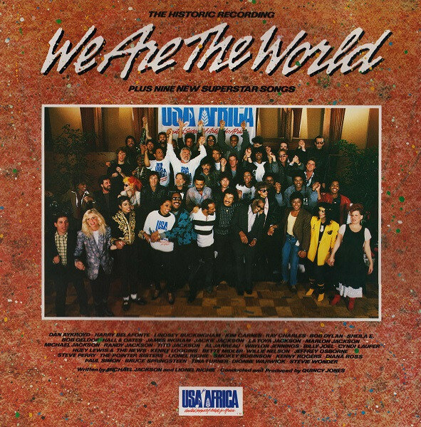 Сборник USA FOR AFRICA - USA For Africa We Are The World, NM/NM, 1985, Голландия, 1LP, винтажная виниловая пластинка