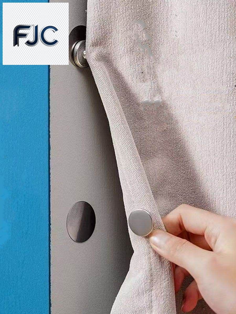 Магниты для штор блэкаут 8 пар, на боковую стену