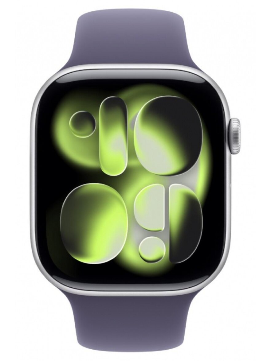 Смарт-часы Apple Watch Series 11 GPS 42mm Silver Aluminium Case with Purple Fog Sport Band - S/M MEU64LW/A