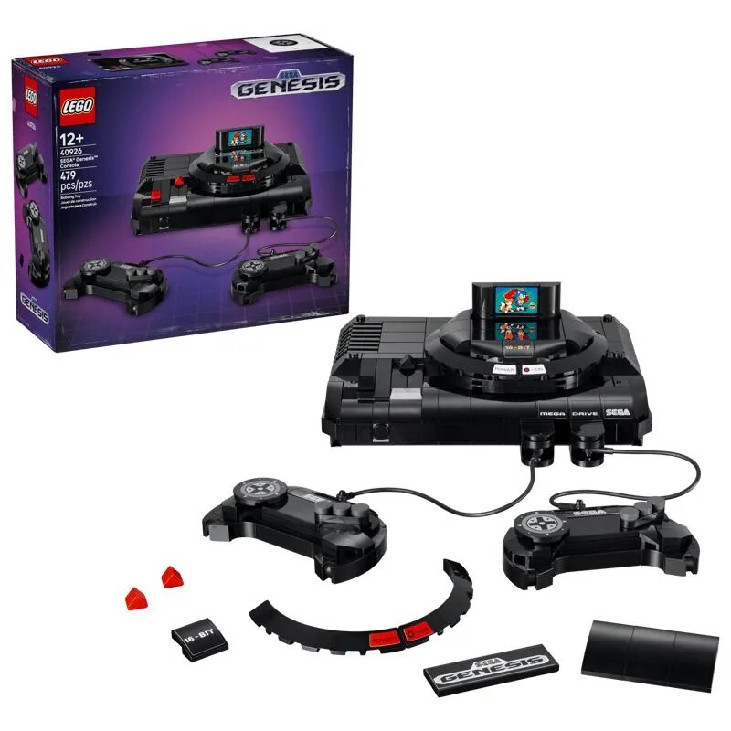 Конструктор LEGO Brick Headz 40926 Консоль SEGA Mega Drive