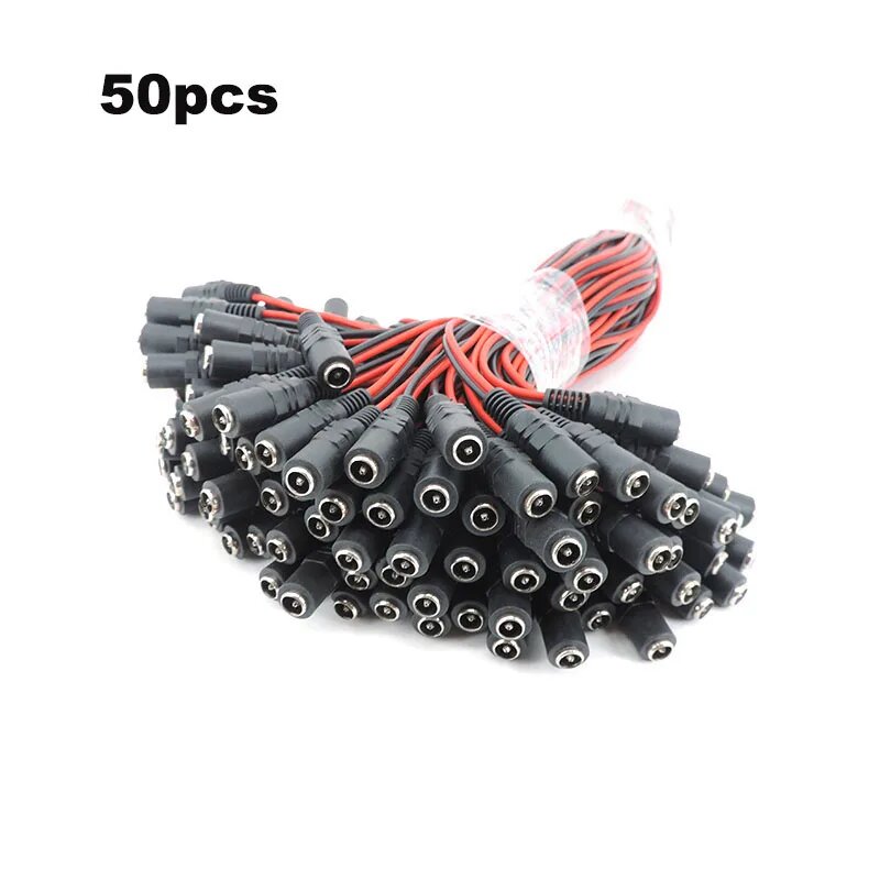 Разъемы DC 5,5x2,1 мм 24В 50шт DC female 50pcs