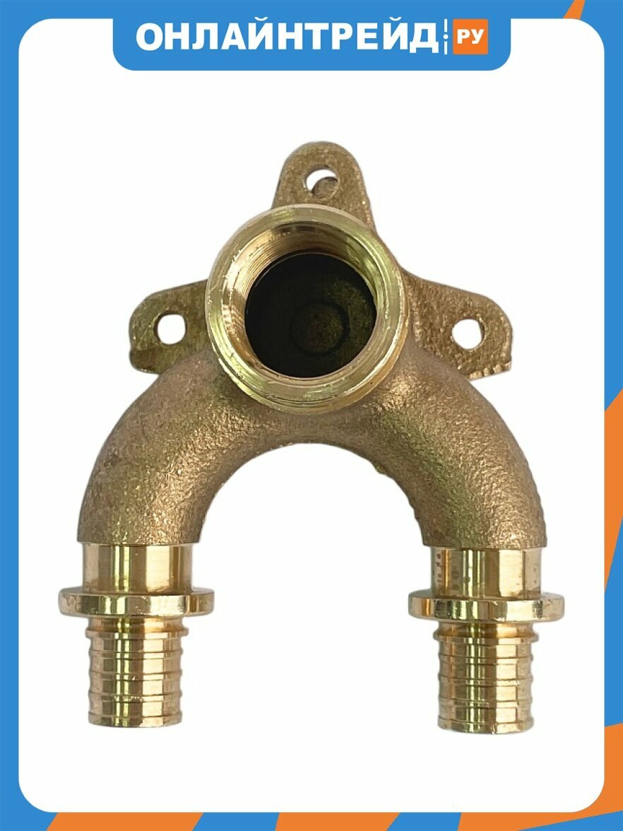 Угольник Stout 16x1/2" бронзовый для труб из сшитого полиэтилена SFA-0040-001612