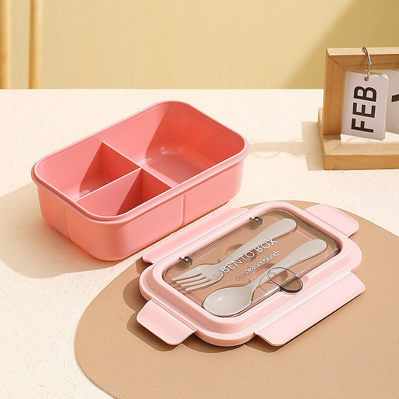 Pp highvolume double layer lunch box with logo printing for gifting and events style f