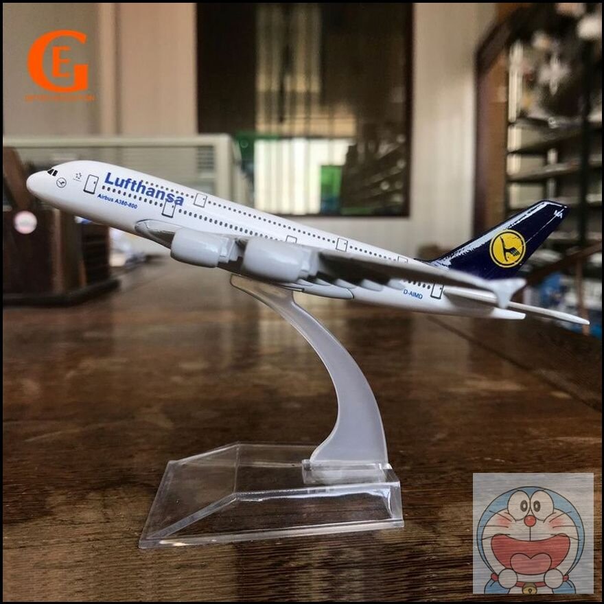 Металлический Модель Самолета Аэробус 380, Германия Люфтганза А380
