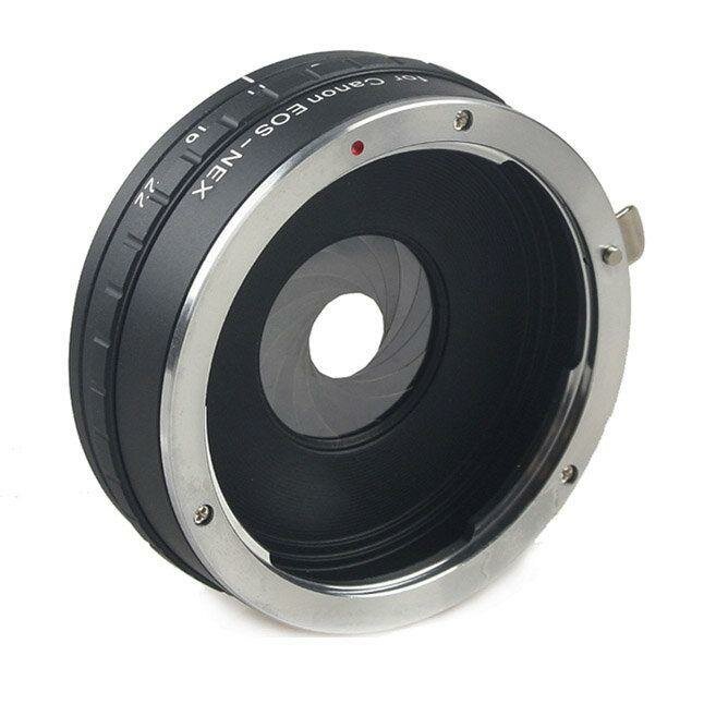 Переходное кольцо c диафрагмой Fujimi FJAR-EOSSEAP с Canon на Sony