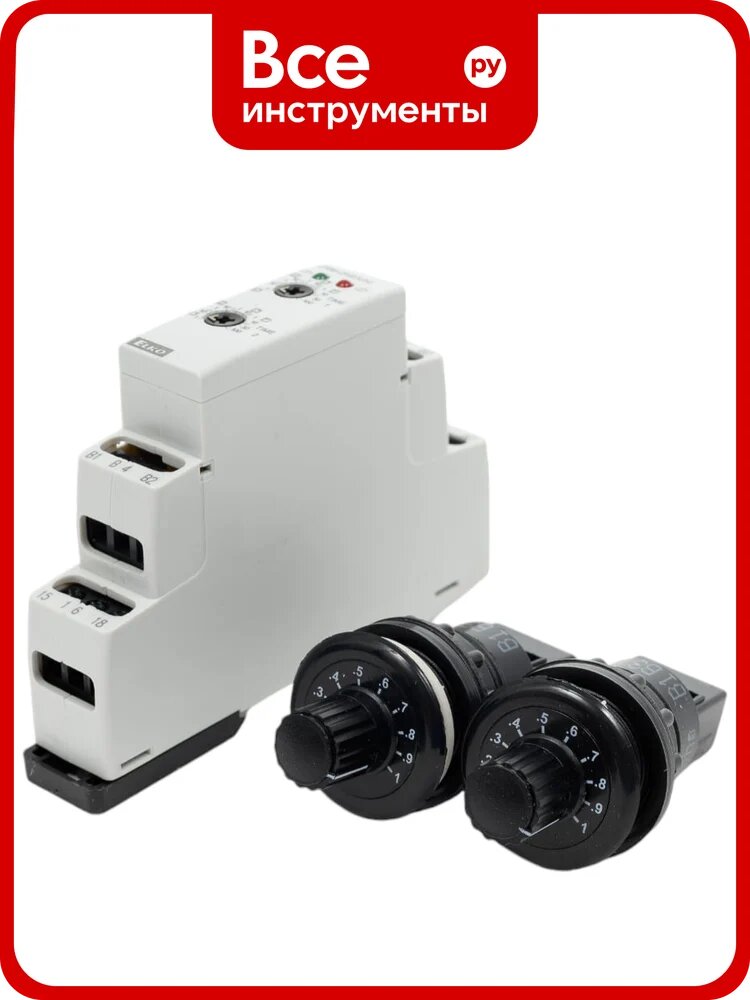 Мультиреле времени ELKO CRM-2HE/UNI + 2x potentiometer AC / DC 12-240 V с двумя потенциометрами EP 00000000468