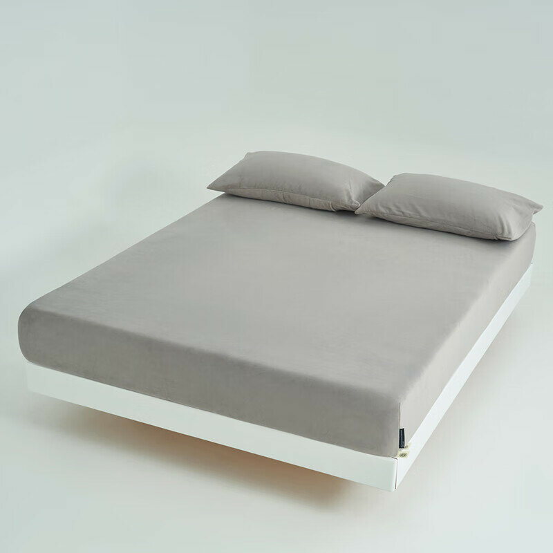 MUJI 230г Плюшевая А-класса Высоковесная Молочный Велюр Пододеяльник Одноразовый Пылезащитный Непроскальзывающий Полный