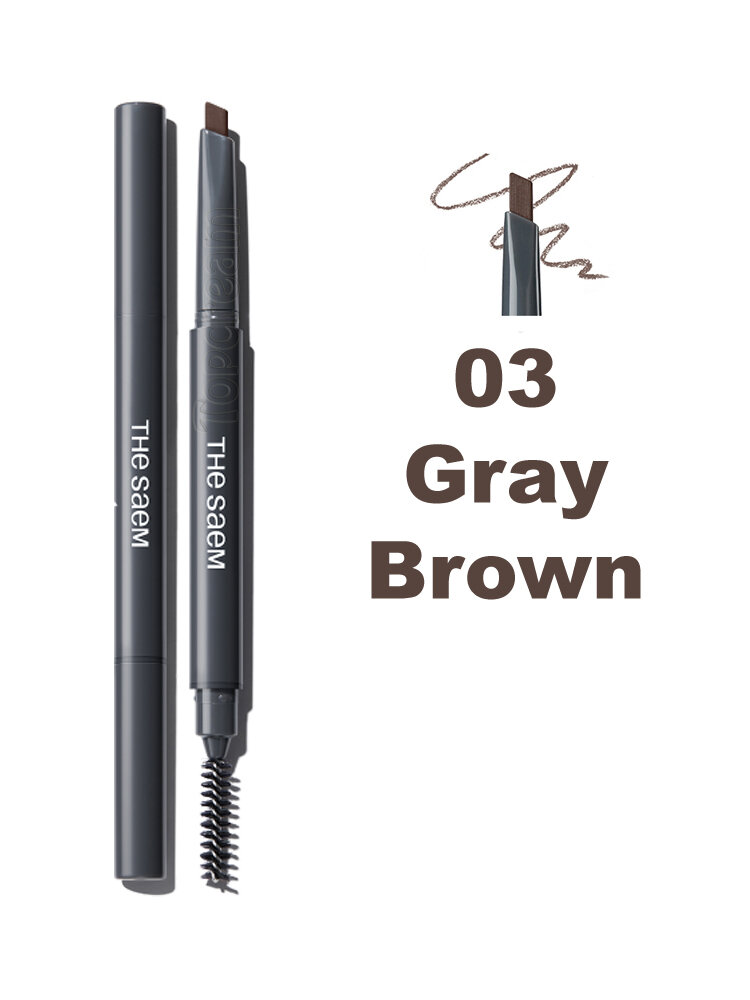 The Saem Карандаш для бровей 0,2 г Saemmul Artlook Eyebrow, оттенок 03 Gray Brown