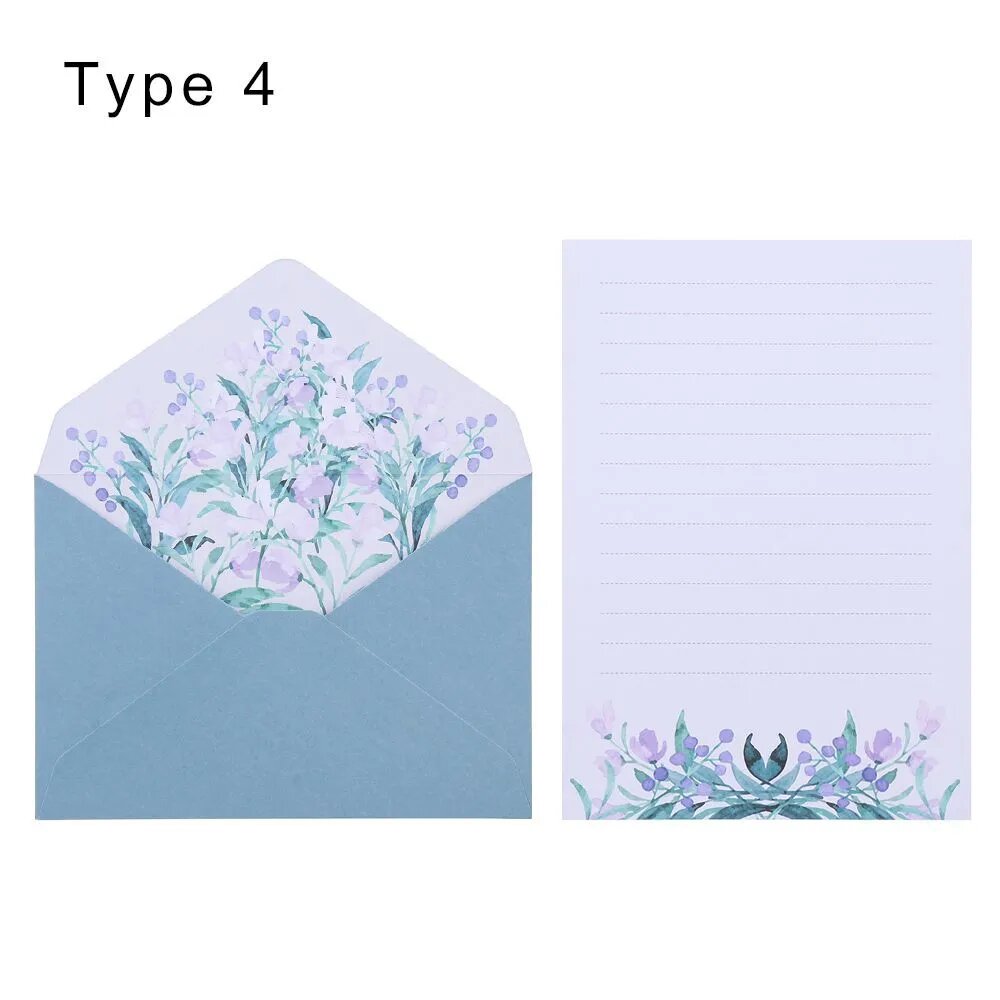 6PCS/Set Письмо конверты набор