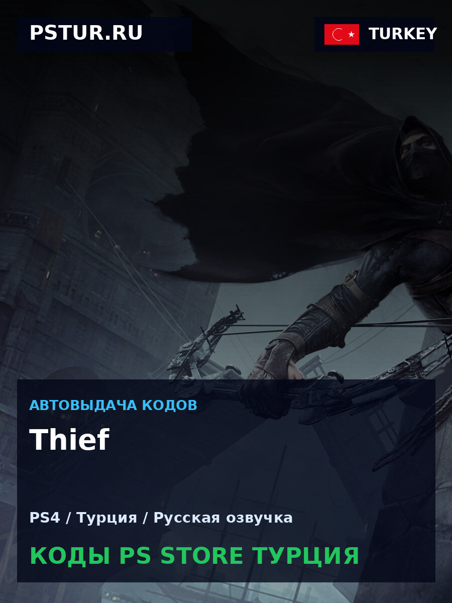 Thief PS4 — PlayStation Store Турция, цифровая версия