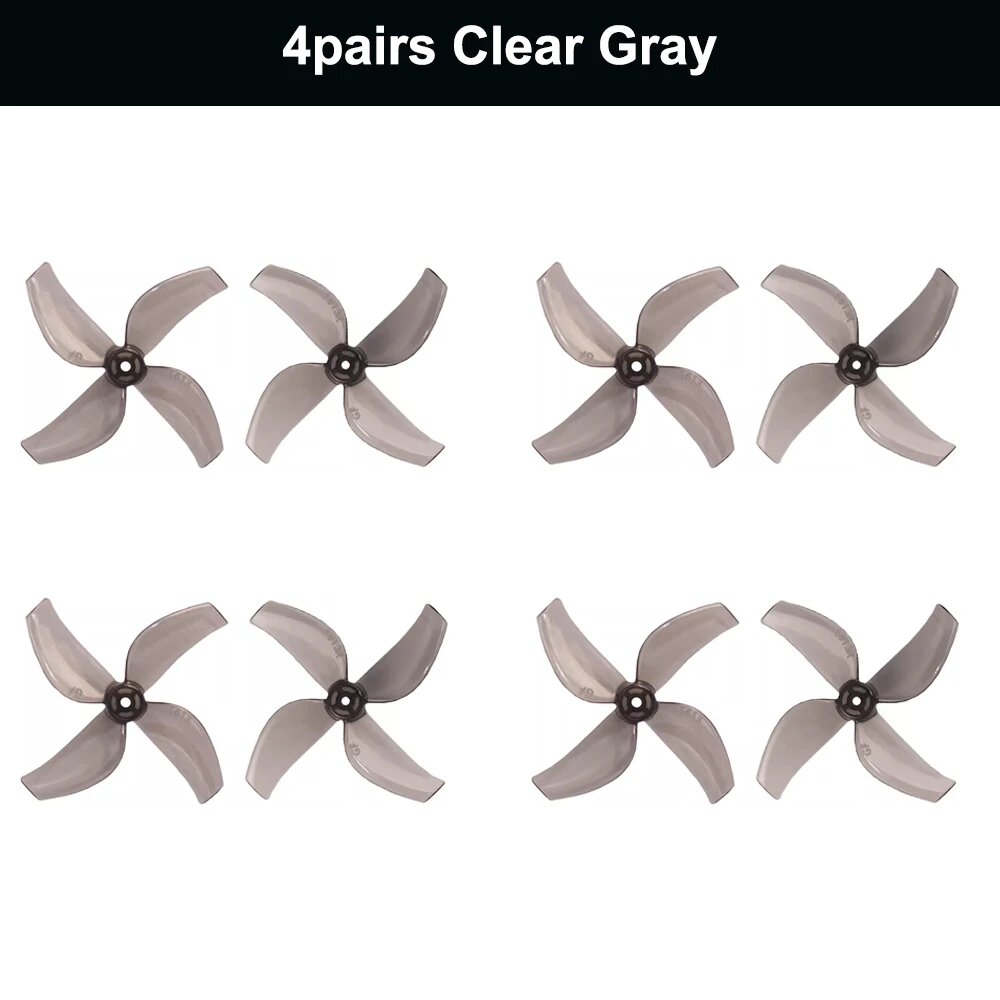 Пропеллеры Gemfan 1613-4 40 мм 4 pairs Grey 1.5mm