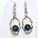 Серьги Diamant online, серебро, 925 проба, золочение, лабрадорит, длина 5.3 см, ...