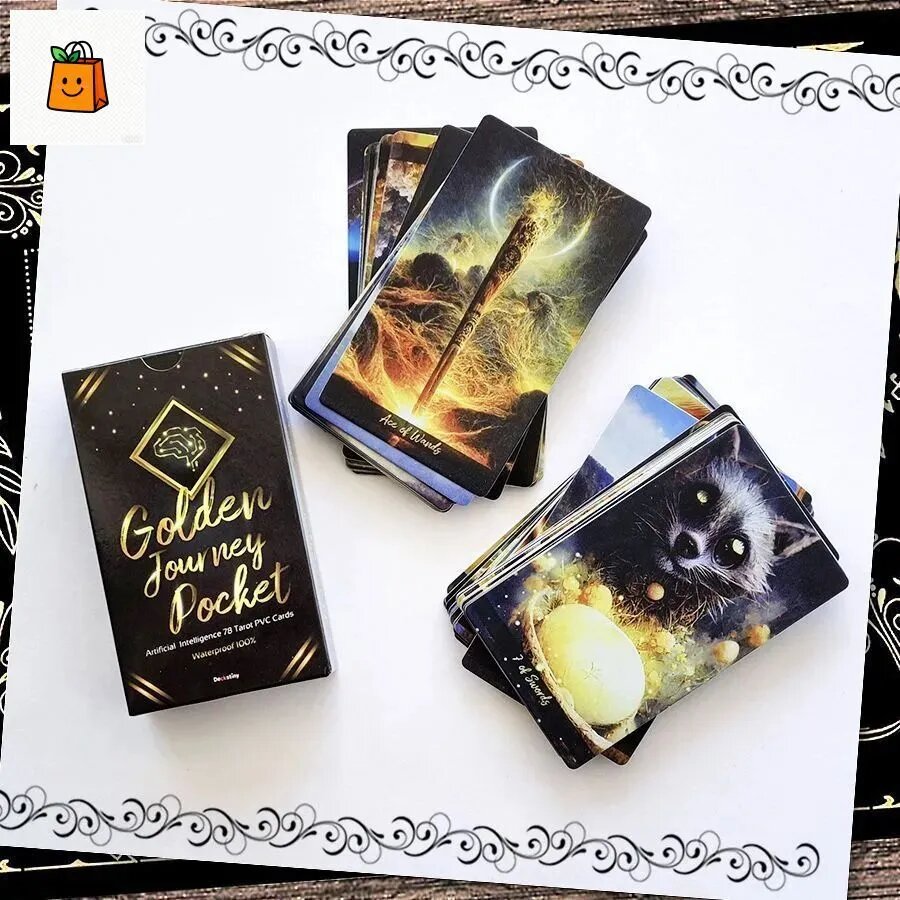Карты Таро Золотое Путешествие - Golden Journey, 78 карт, 12*7см