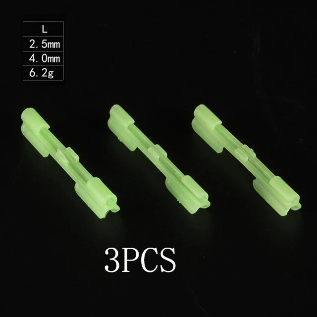 Светящиеся поплавки для рыбалки, 4.5mm, 3PCS, зеленый