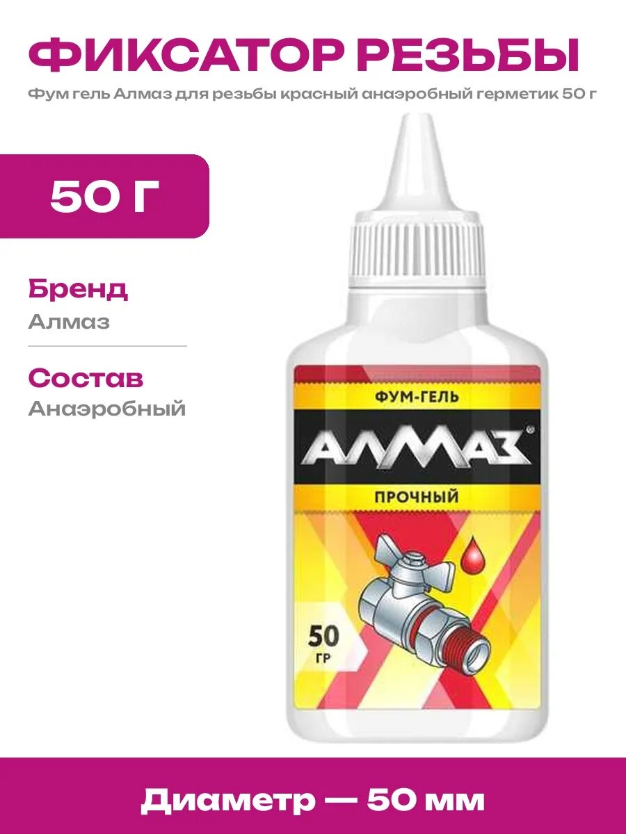 Морозостойкий фиксатор резьбовых соединений анаэробный гель