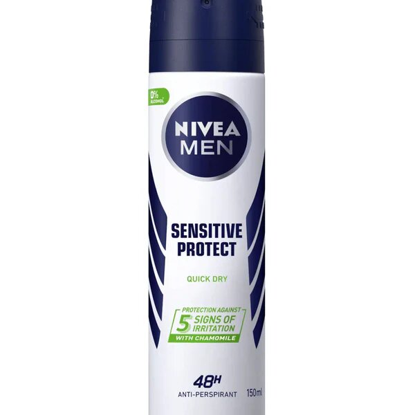 Дезодорант-антиперспирант NIVEA MEN "Sensitive Protect" Quick Dry, 150 мл