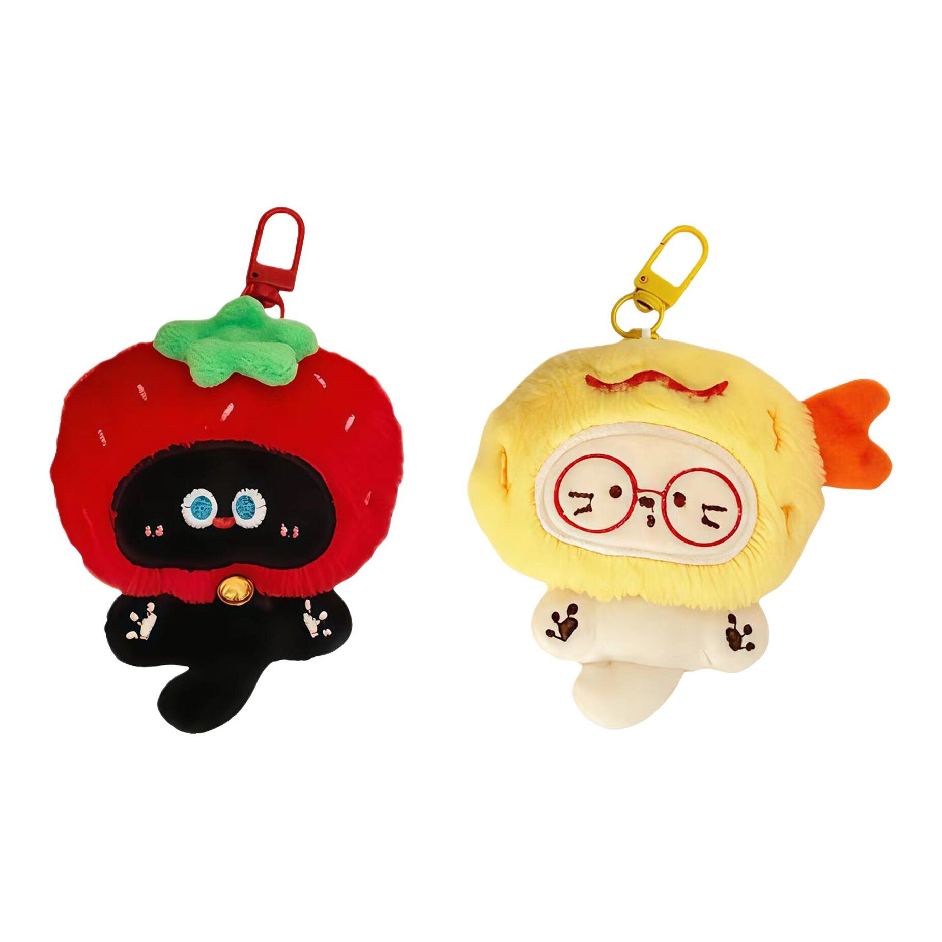Abay Cartoon Cute Креативный Котенок Уют и Гармония Плюшевые Брелки 9 см Длина Тела