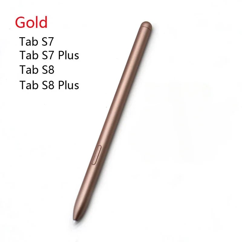 Подходит для Samsung Galaxy S7 Tab S7 Φ T870 T867 S8 S8 S8 Plus Pen без Bluetooth Желтый, Золотой