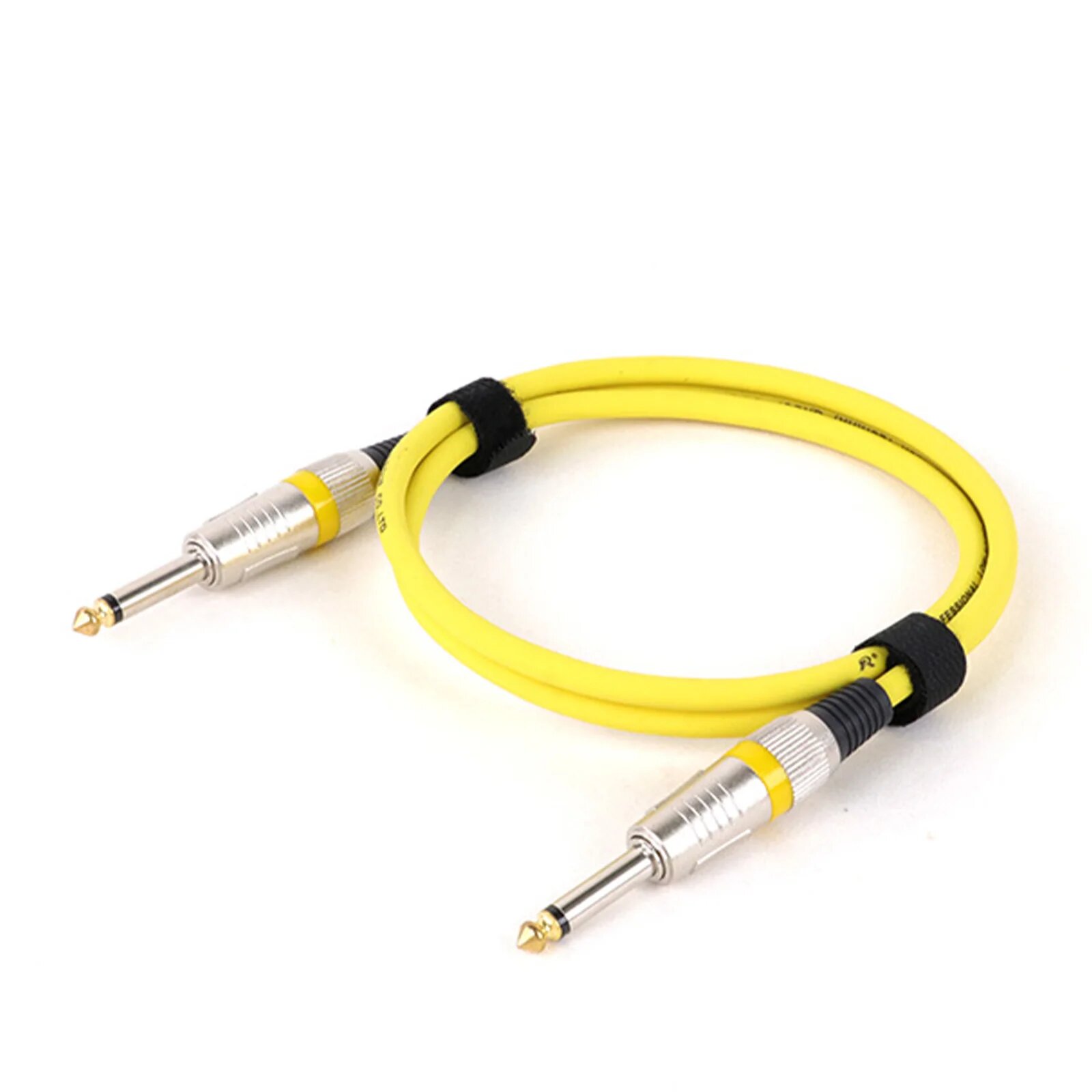 Гитарный кабель 1M, Yellow, 6.35 мм